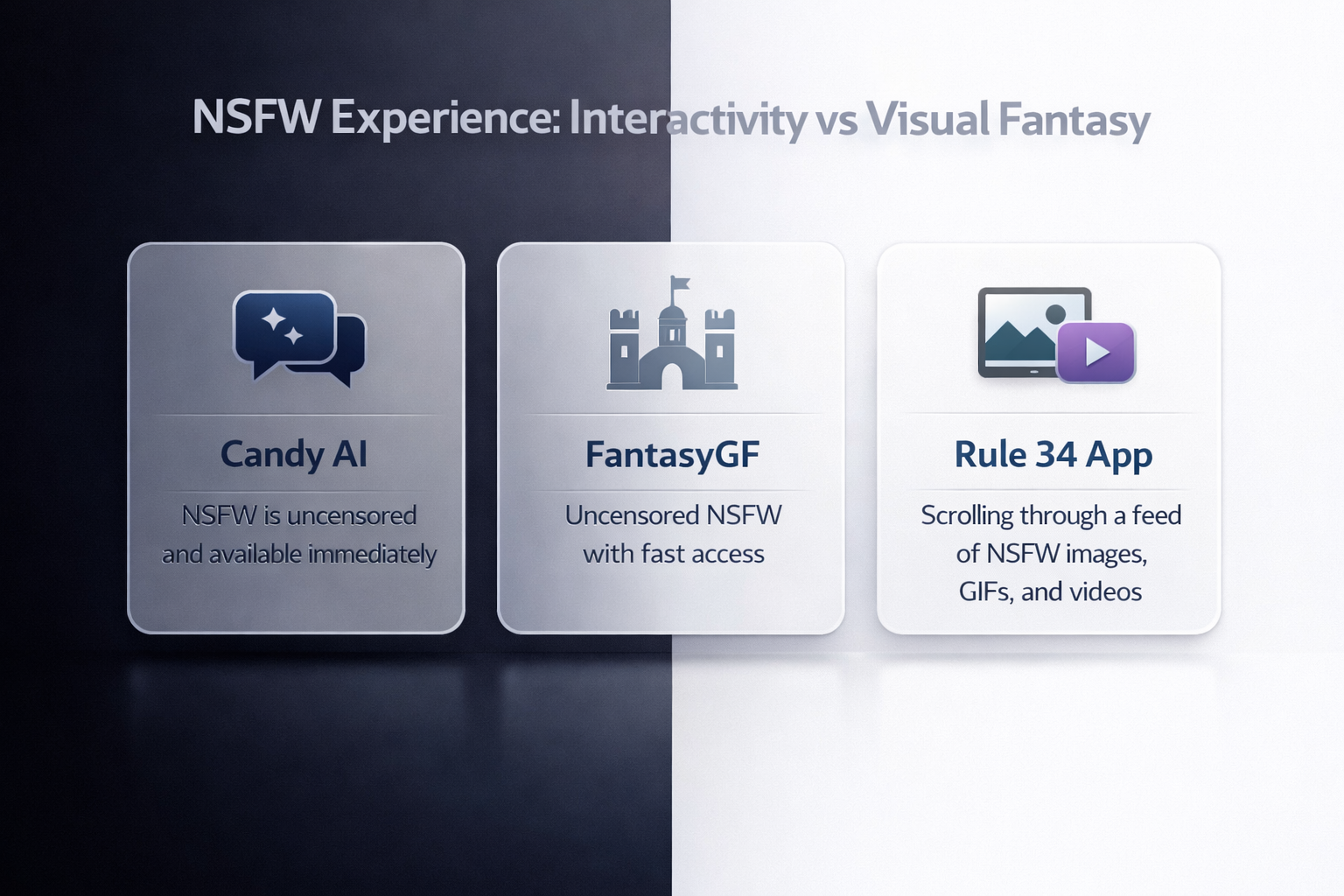 Candy AI vs FantasyGF vs Rule 34 App Compared